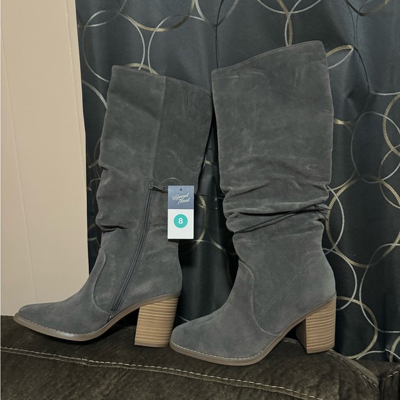 Universal Thread | Shoes | Harlan Knee High Boots In Charcoal Gray By ...
